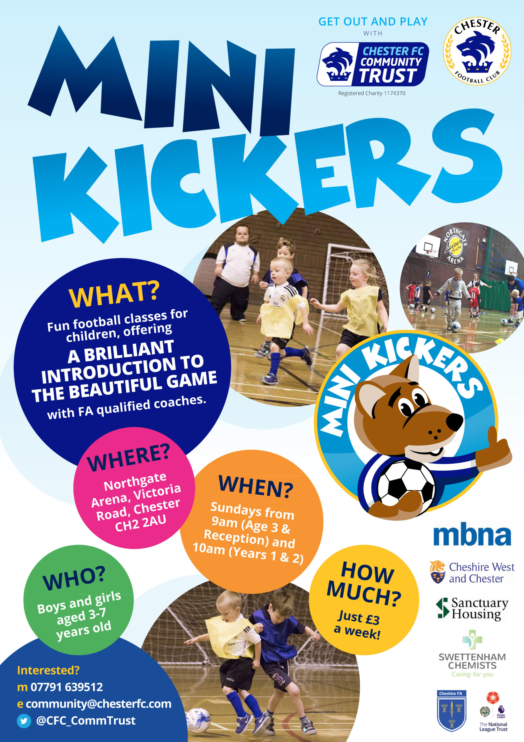 Chester FC Mini Kickers is back! - Chester Football Club