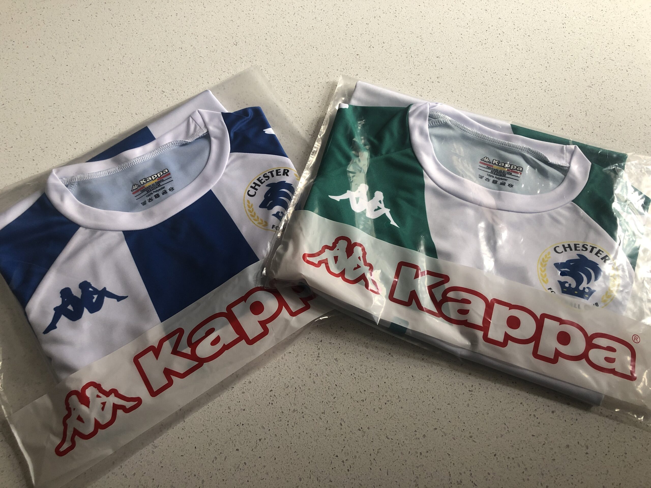 CFC RETAIL | Home and Away Shirts have arrived! - Chester Football Club