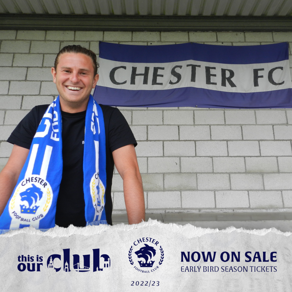 BREAKING | Jamie Morgan returns to Chester FC! - Chester Football Club