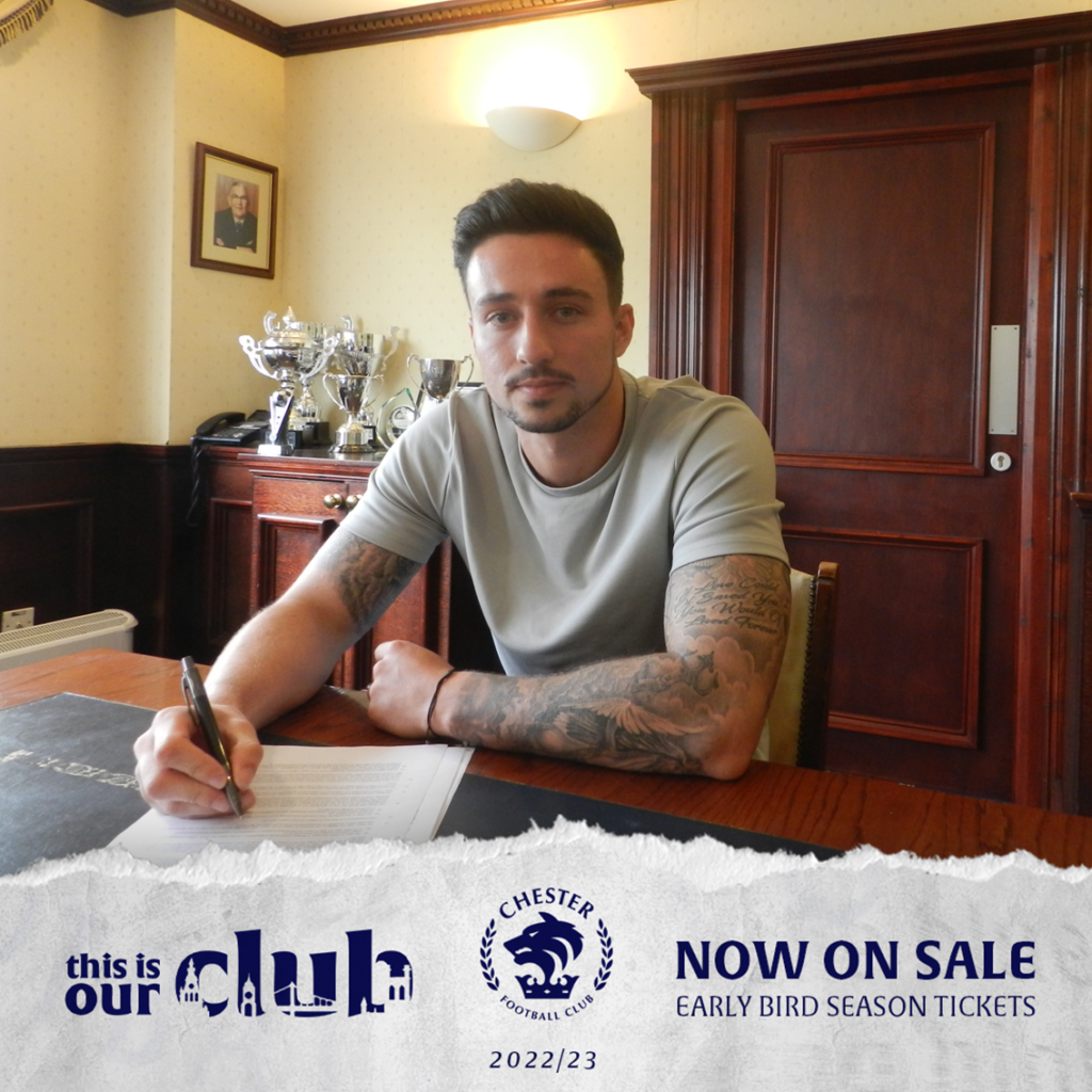 BREAKING | Chester FC to sign Liam Edwards! - Chester Football Club