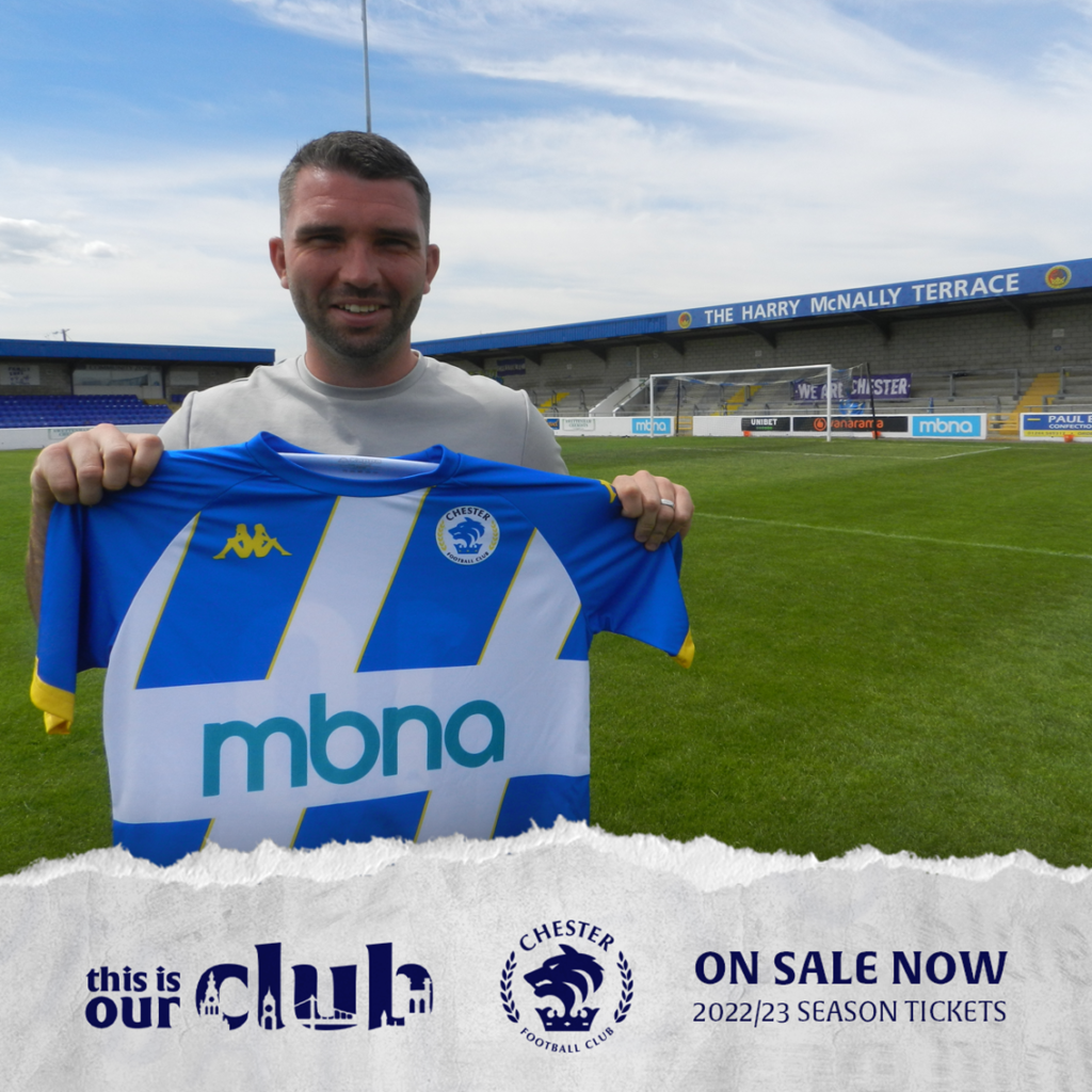 BREAKING | Chester FC sign Alex Kenyon! - Chester Football Club