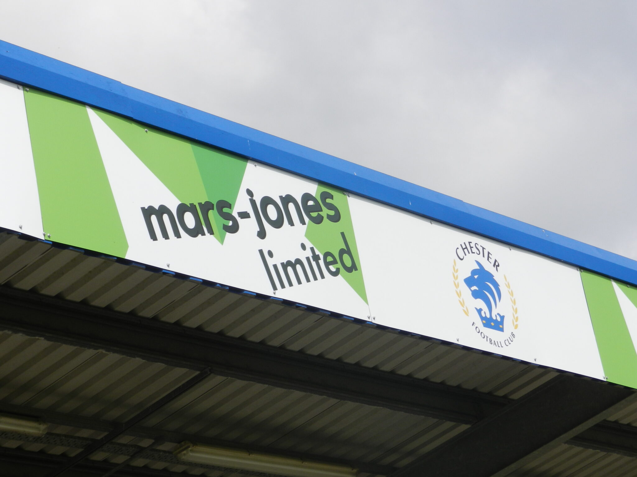 Mars-Jones Ltd are the new North Terrace sponsors! - Chester Football Club
