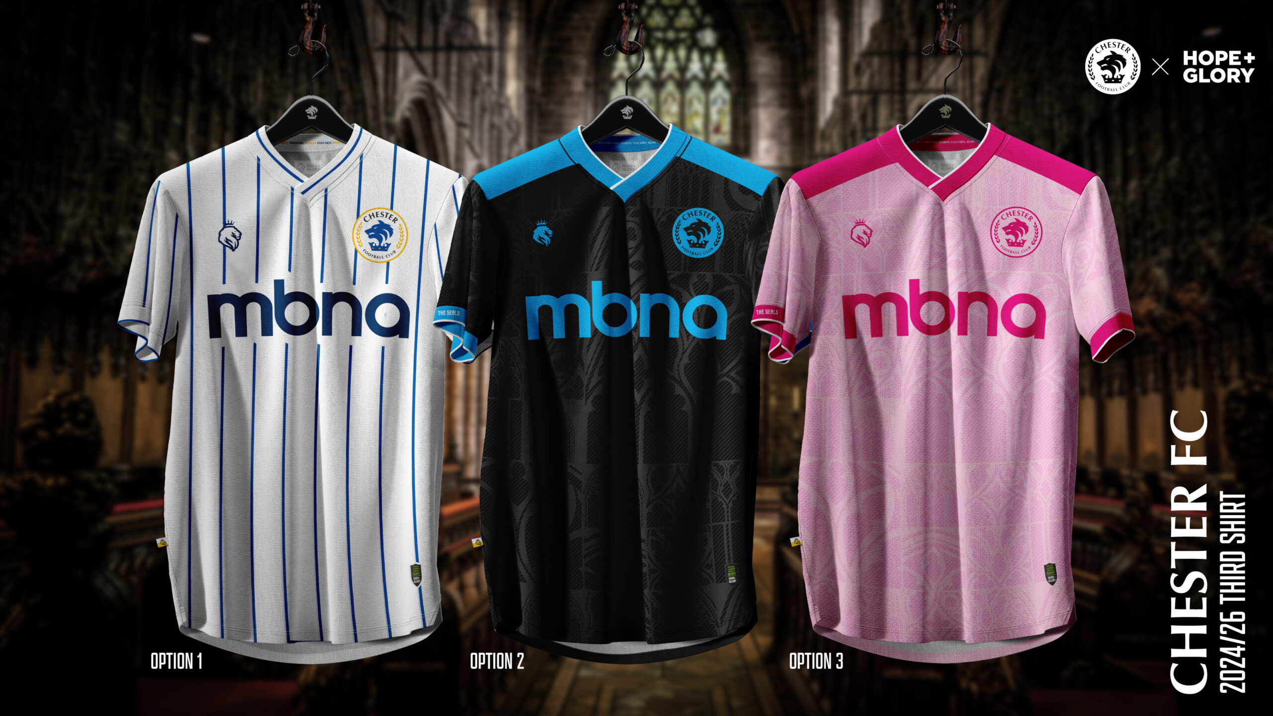 CFU members - get voting for the Chester FC Third Shirt! - Chester ...