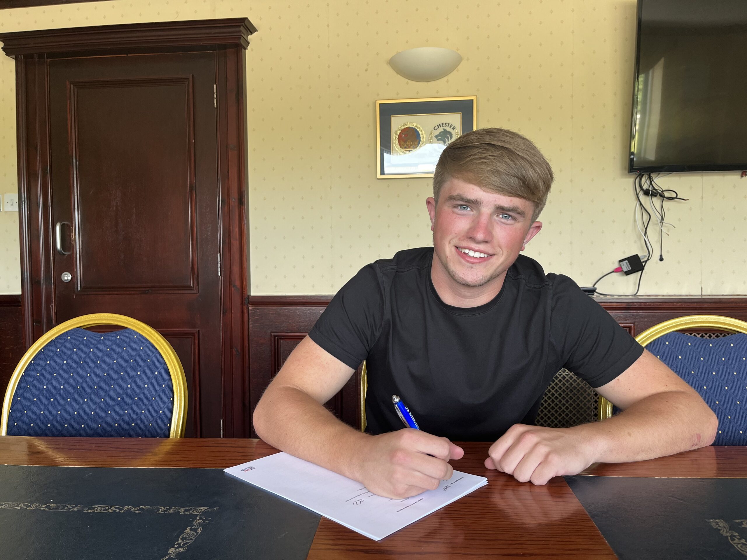 Adam Bott signs first senior deal at Chester FC! - Chester Football Club