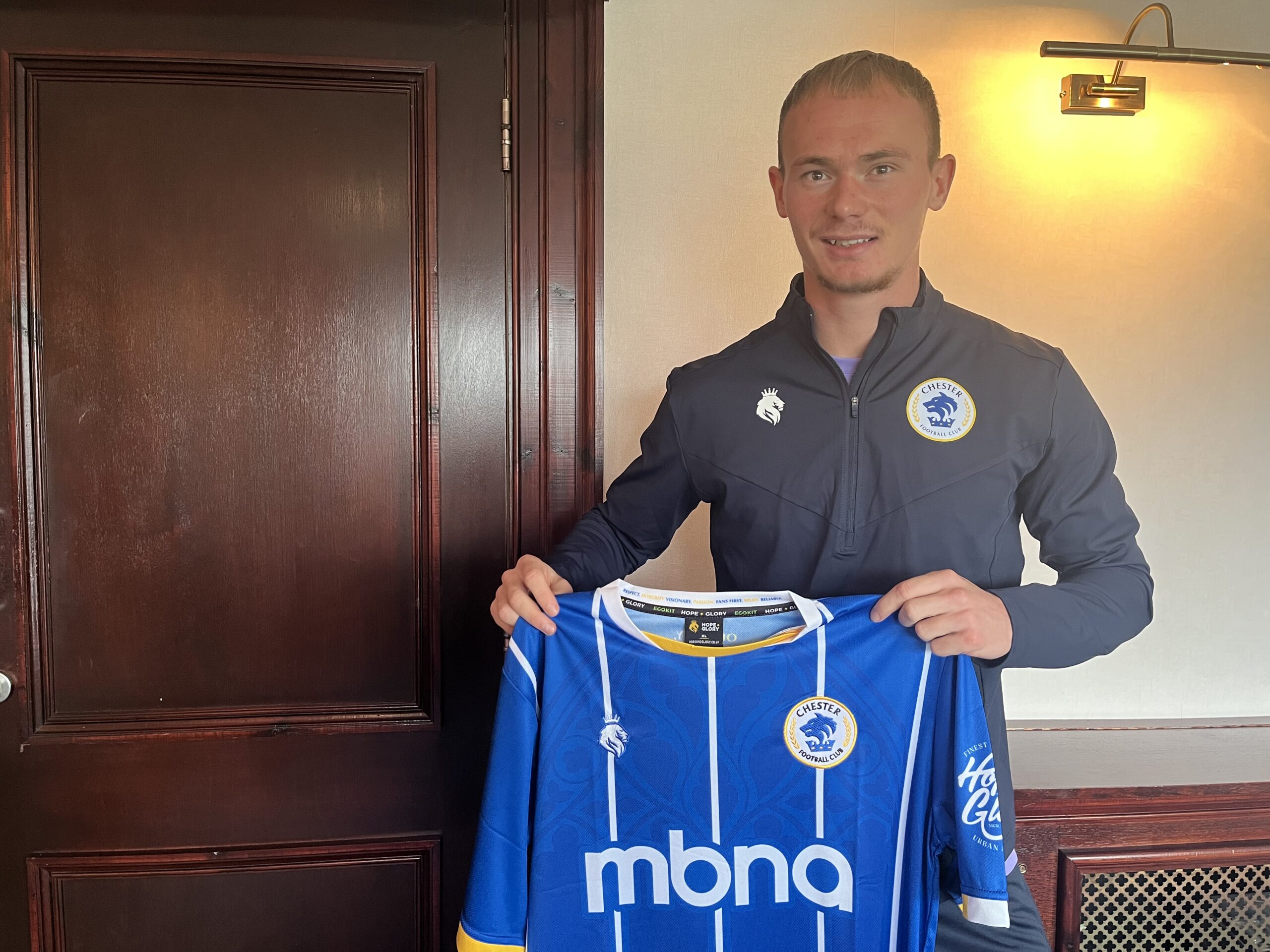 Blues sign Will Hugill on loan from Burnley! - Chester Football Club