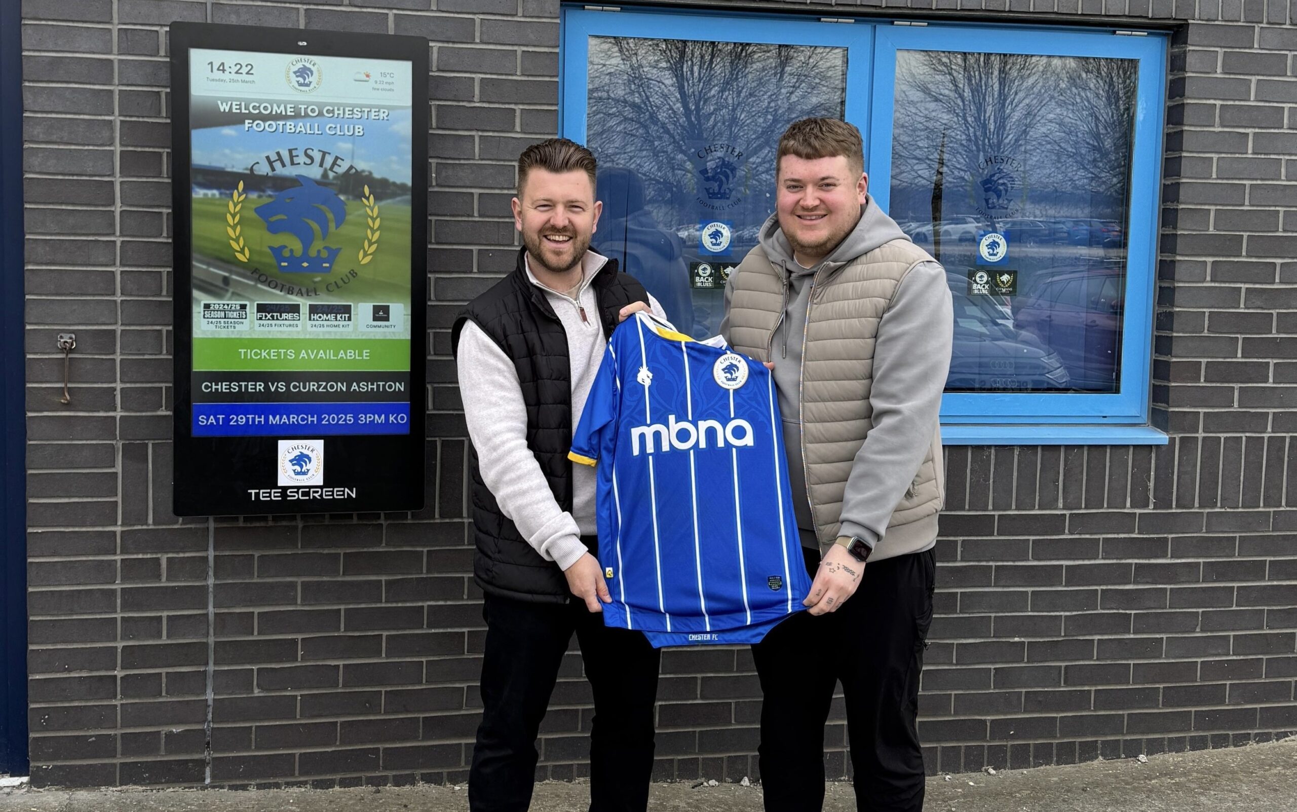 Blues partner with Tee Screen to enhance the matchday experience ...