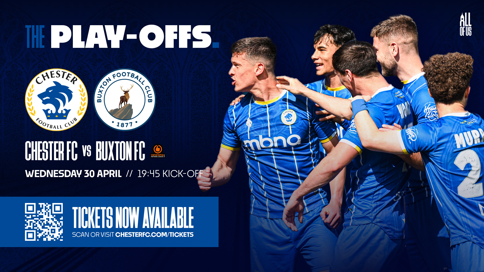 Blues opponents confirmed for Play-Off Eliminator! - Chester Football Club