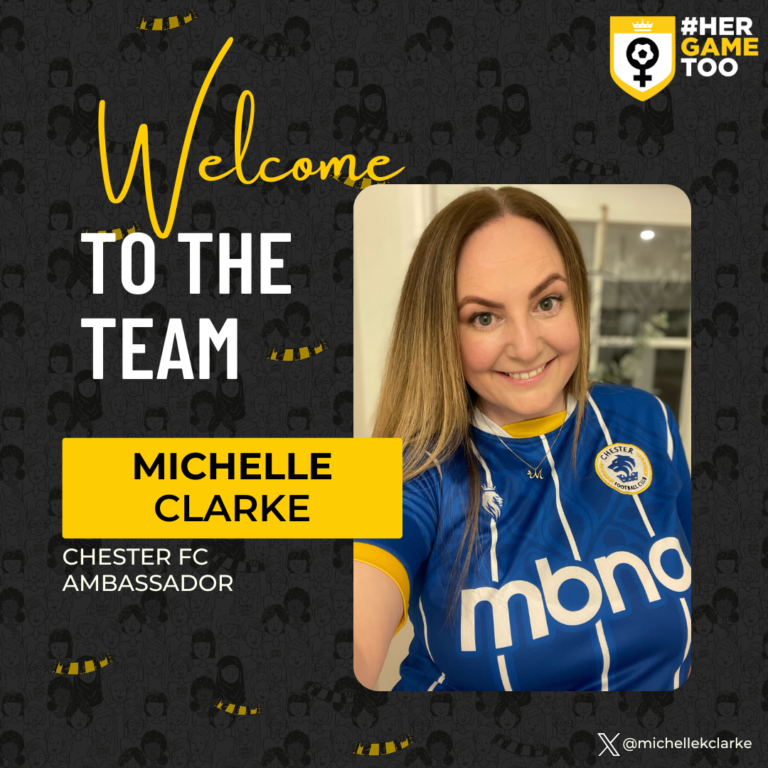Chester FC appoint Her Game Too Ambassador and Advocate! - Chester ...