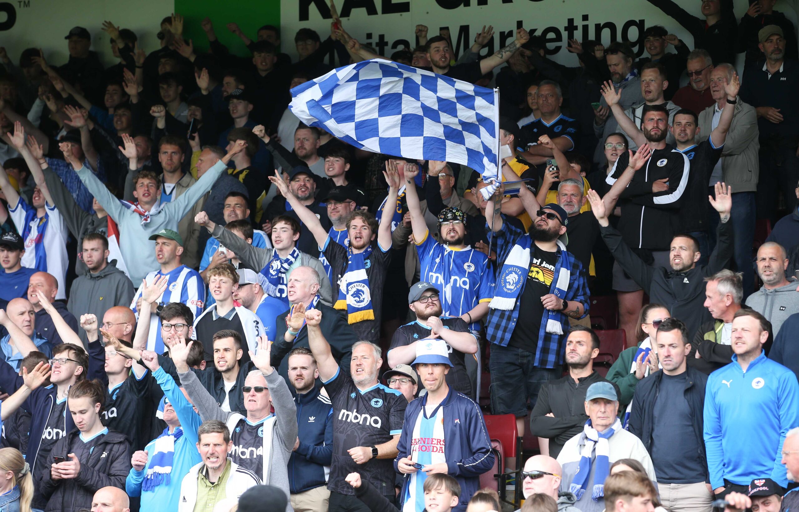 A message of thanks on behalf of the Board of Chester Football Club ...