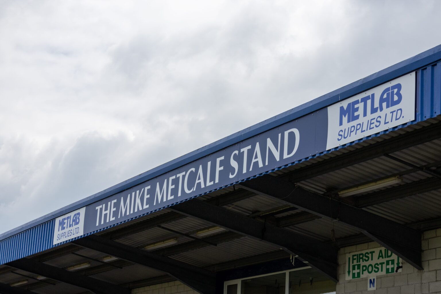 Metlab Supplies renew sponsorship of Mike Metcalf Stand! - Chester ...