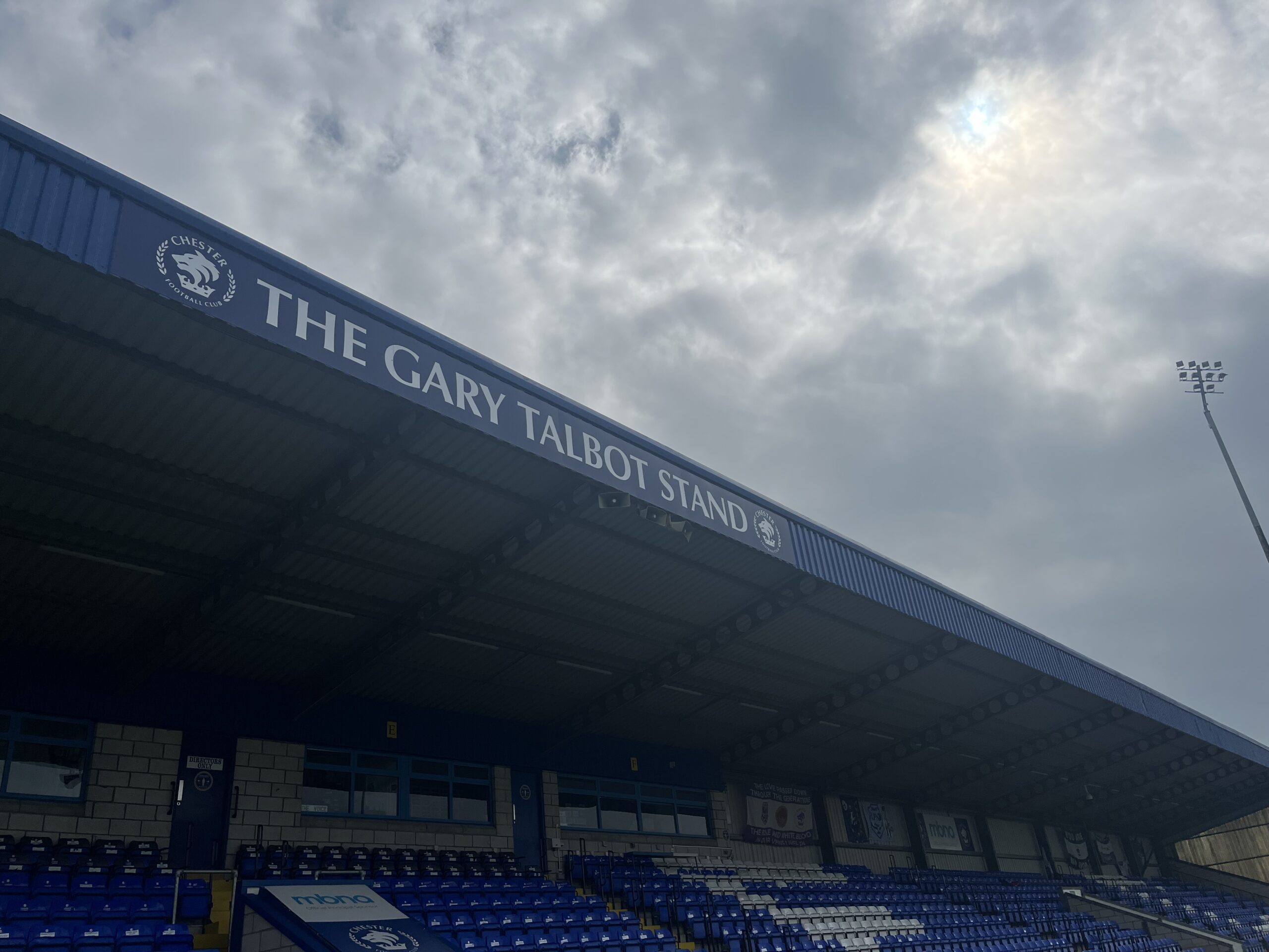 Sponsor the Main Stand at Chester FC! - Chester Football Club