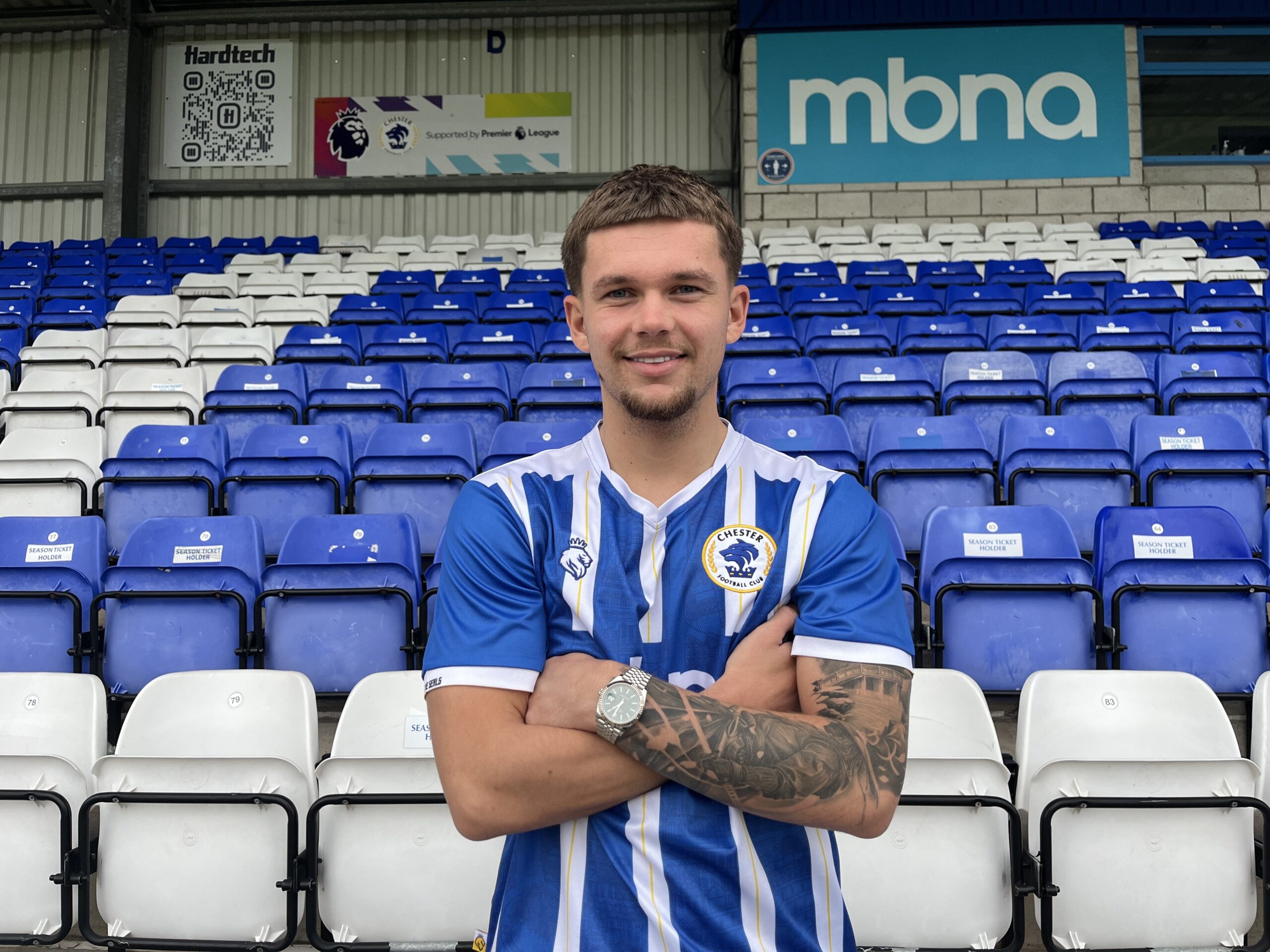 "I'm buzzing" - A first chat with Lewis Leigh! - Chester Football Club