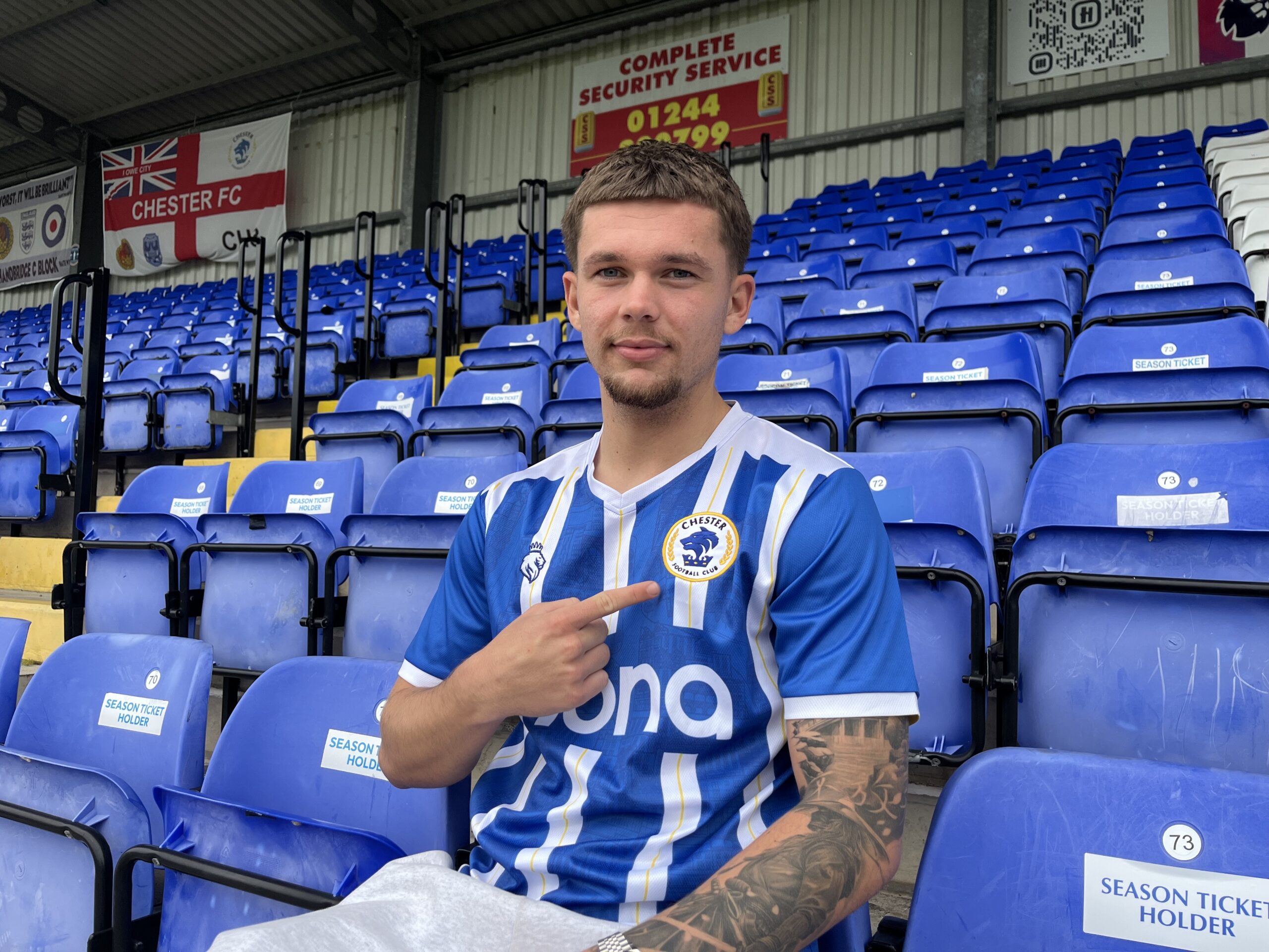 Welcome to Chester FC, Lewis Leigh! - Chester Football Club